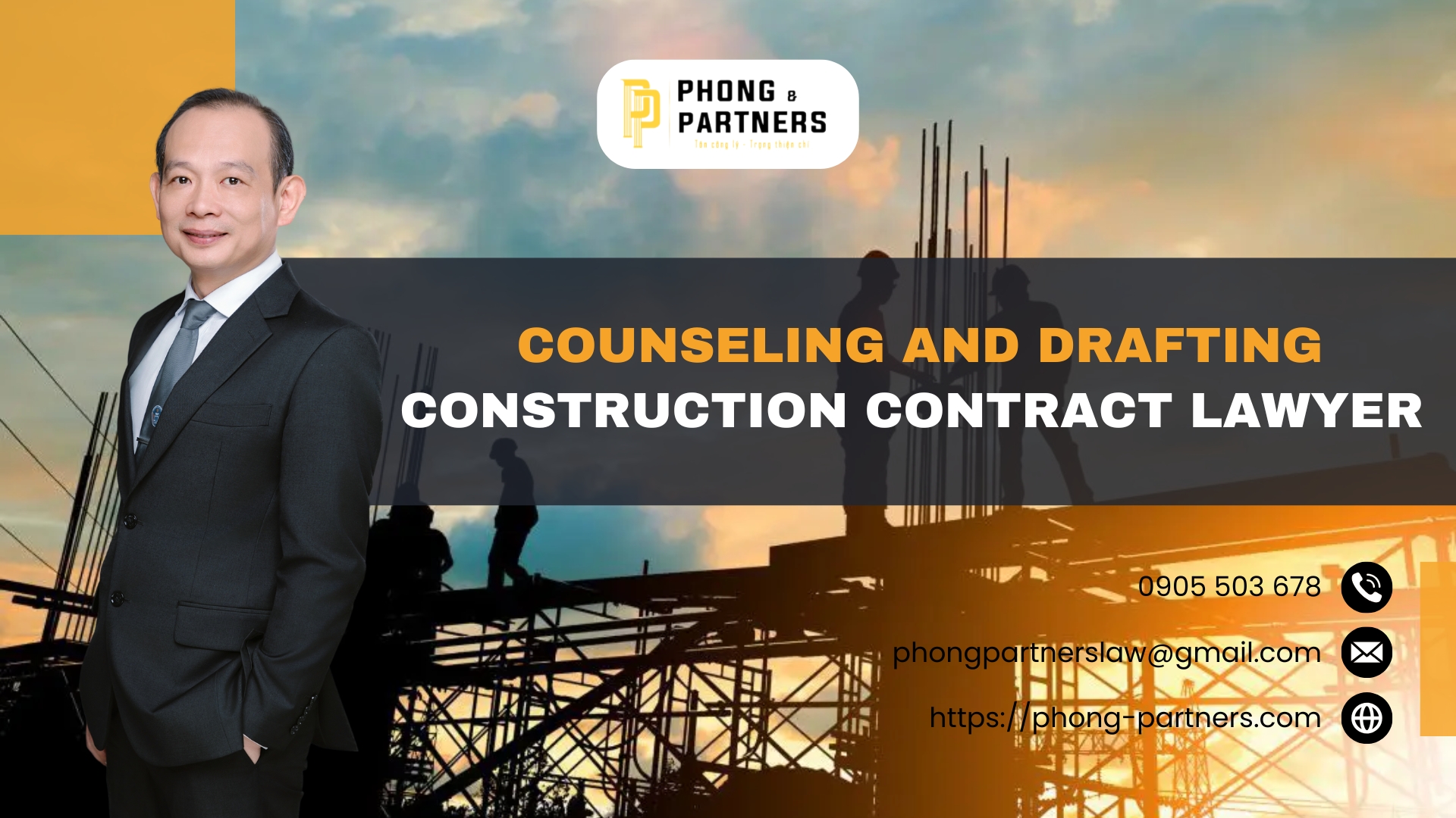 COUNSELING AND DRAFTING CONSTRUCTION CONTRACT LAWYER