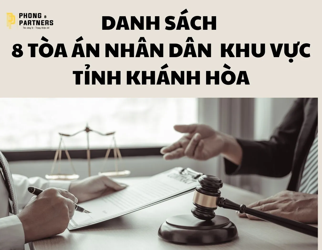 DANH SÁCH 8 TÒA ÁN NHÂN DÂN KHU VỰC TỈNH KHÁNH HOÀ