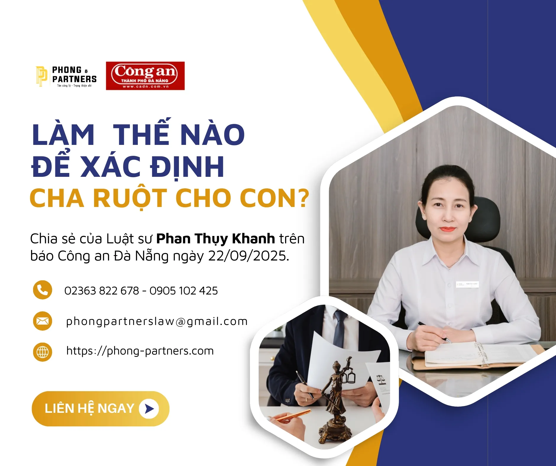 LÀM THẾ NÀO ĐỂ XÁC ĐỊNH CHA RUỘT CHO CON?
