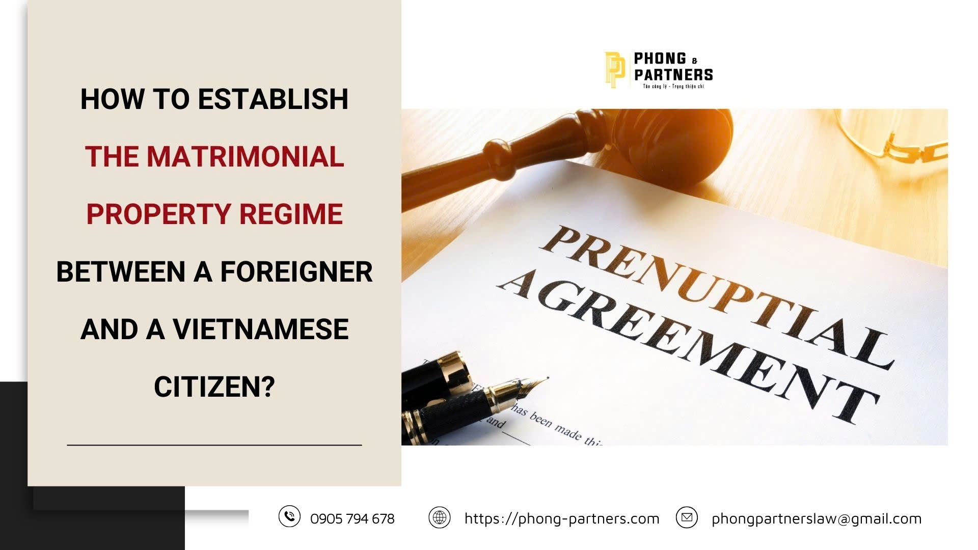 HOW TO ESTABLISH THE MATRIMONIAL PROPERTY REGIME BETWEEN A FOREIGNER ...