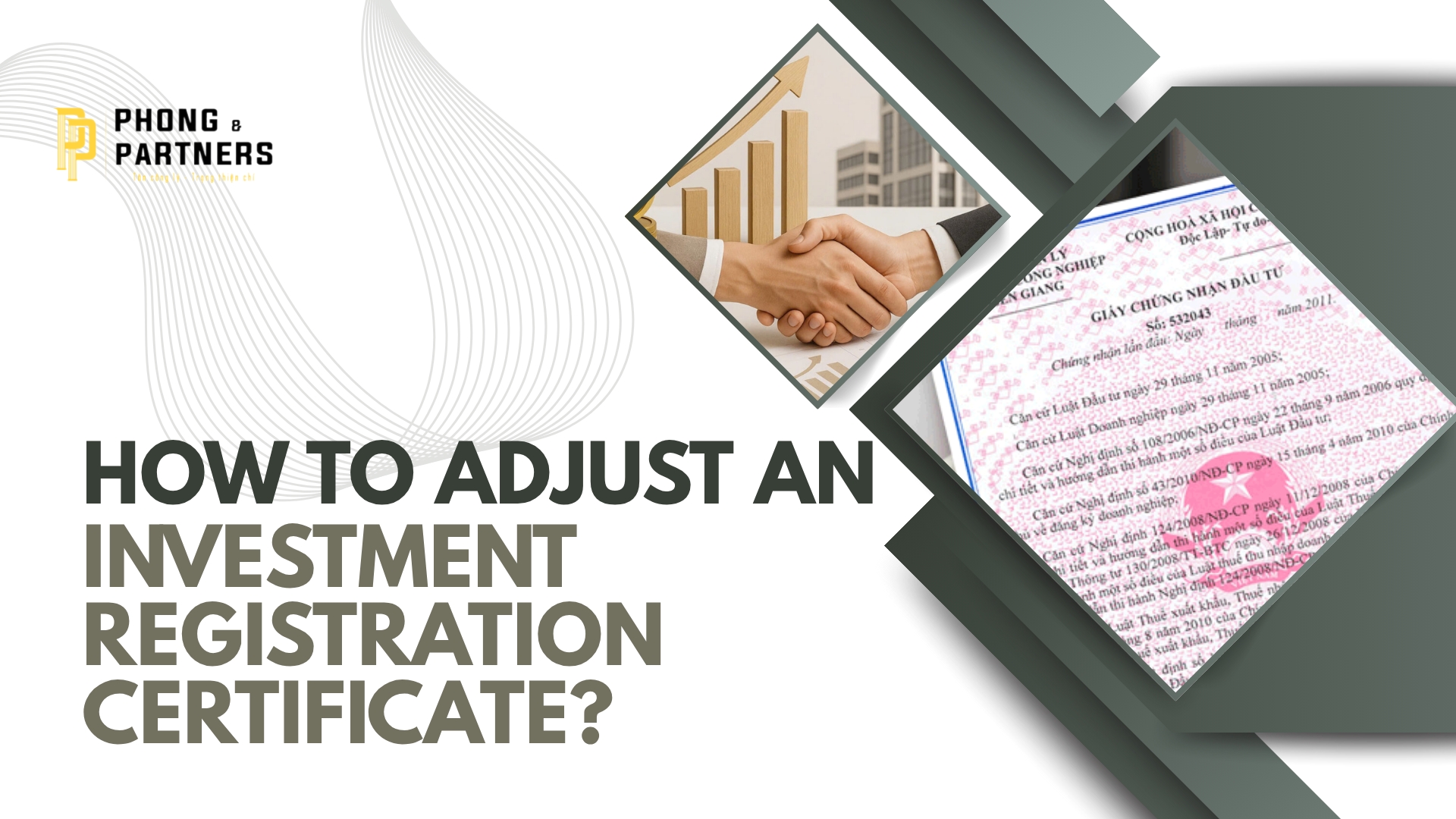 HOW TO ADJUST AN INVESTMENT REGISTRATION CERTIFICATE?