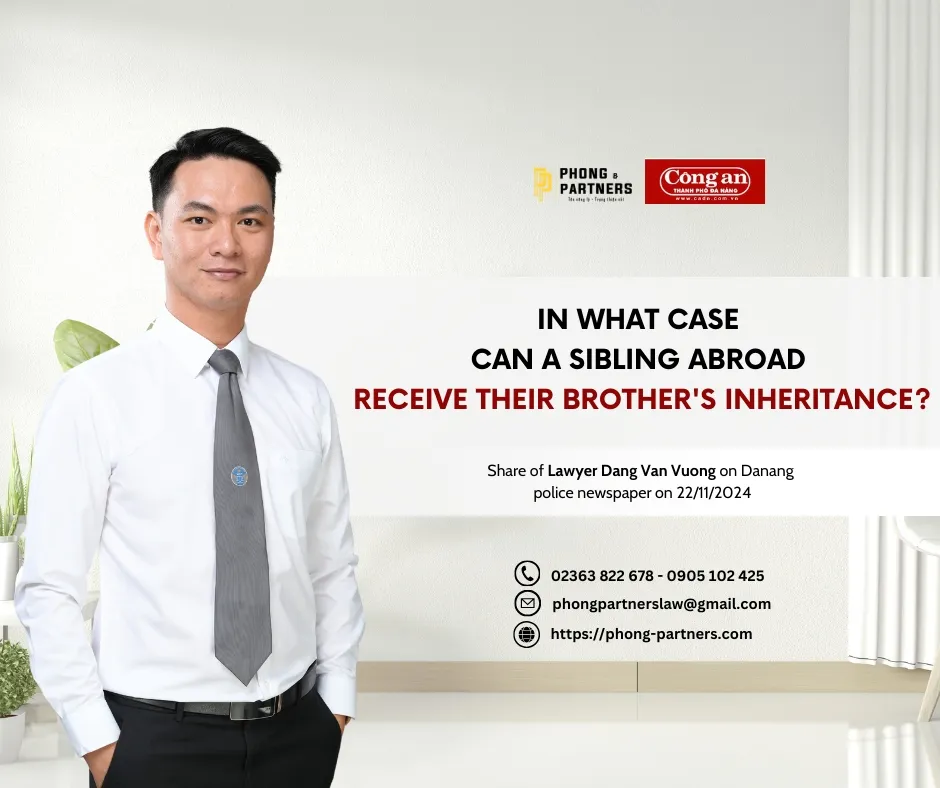 IN WHAT CASE CAN A SIBLING ABROAD RECEIVE THEIR BROTHER'S INHERITANCE?